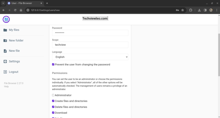 File Browser - Using Linux File Manager on Web Browser - CloudSpinx