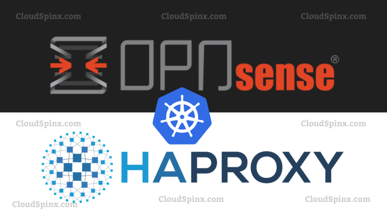 Configure OPNsense as Kubernetes API Load Balancer (port 6443) - CloudSpinx