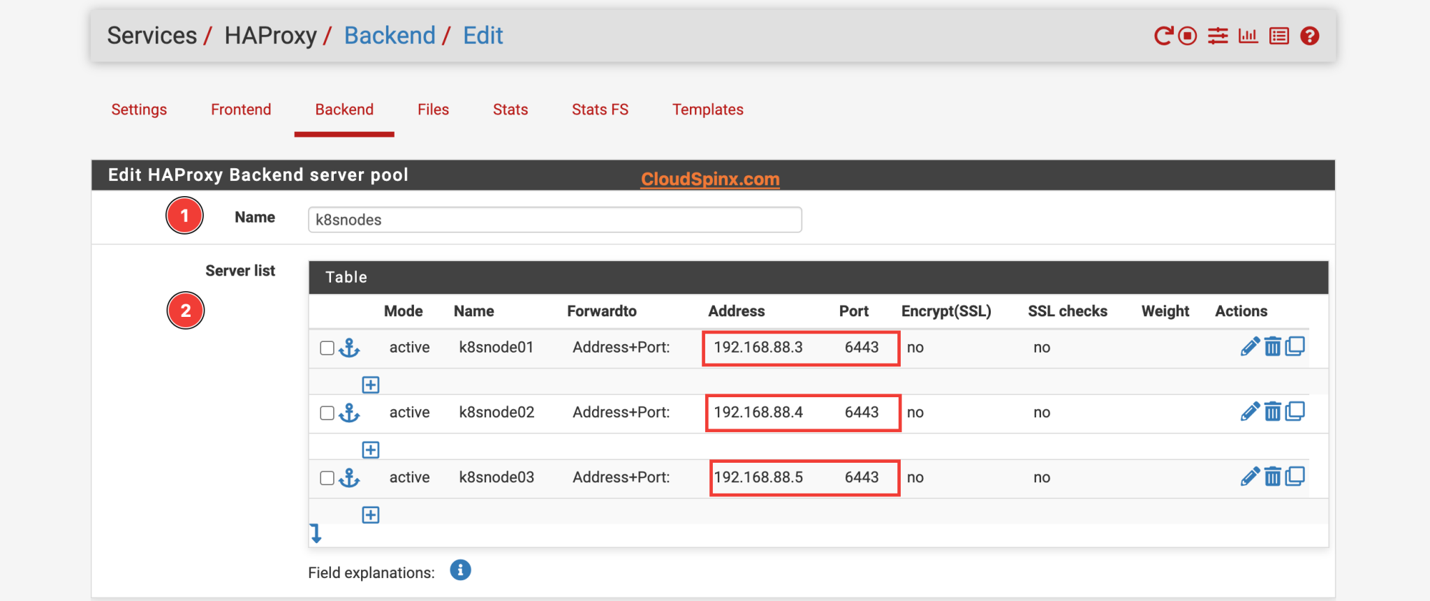 Using pfSense as Load Balancer for Kubernetes API port 6443 - CloudSpinx