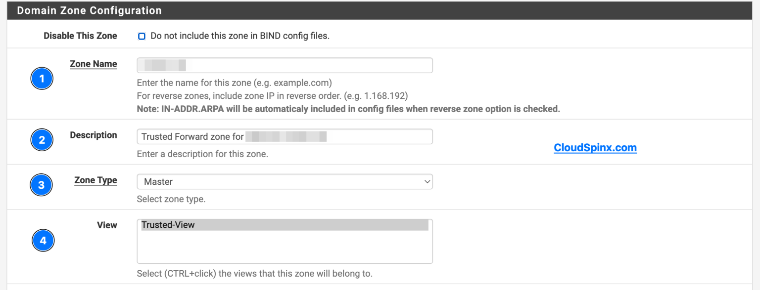 How To Configure Bind DNS Server on pfSense / OPNsense - CloudSpinx