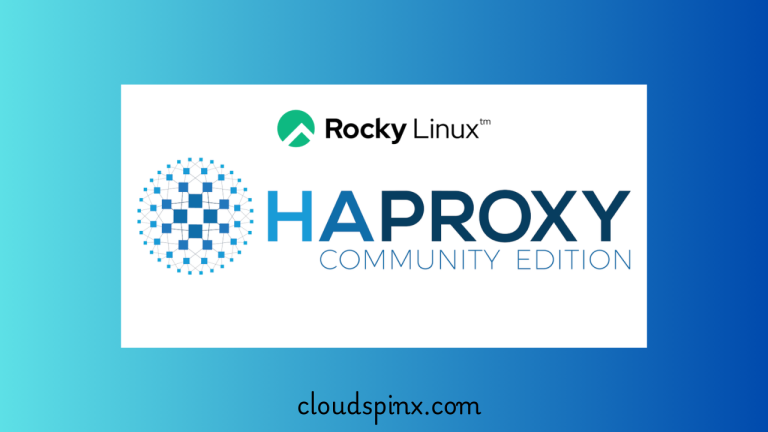 Install and Configure HAProxy on Rocky 8 / Alma 8 - CloudSpinx