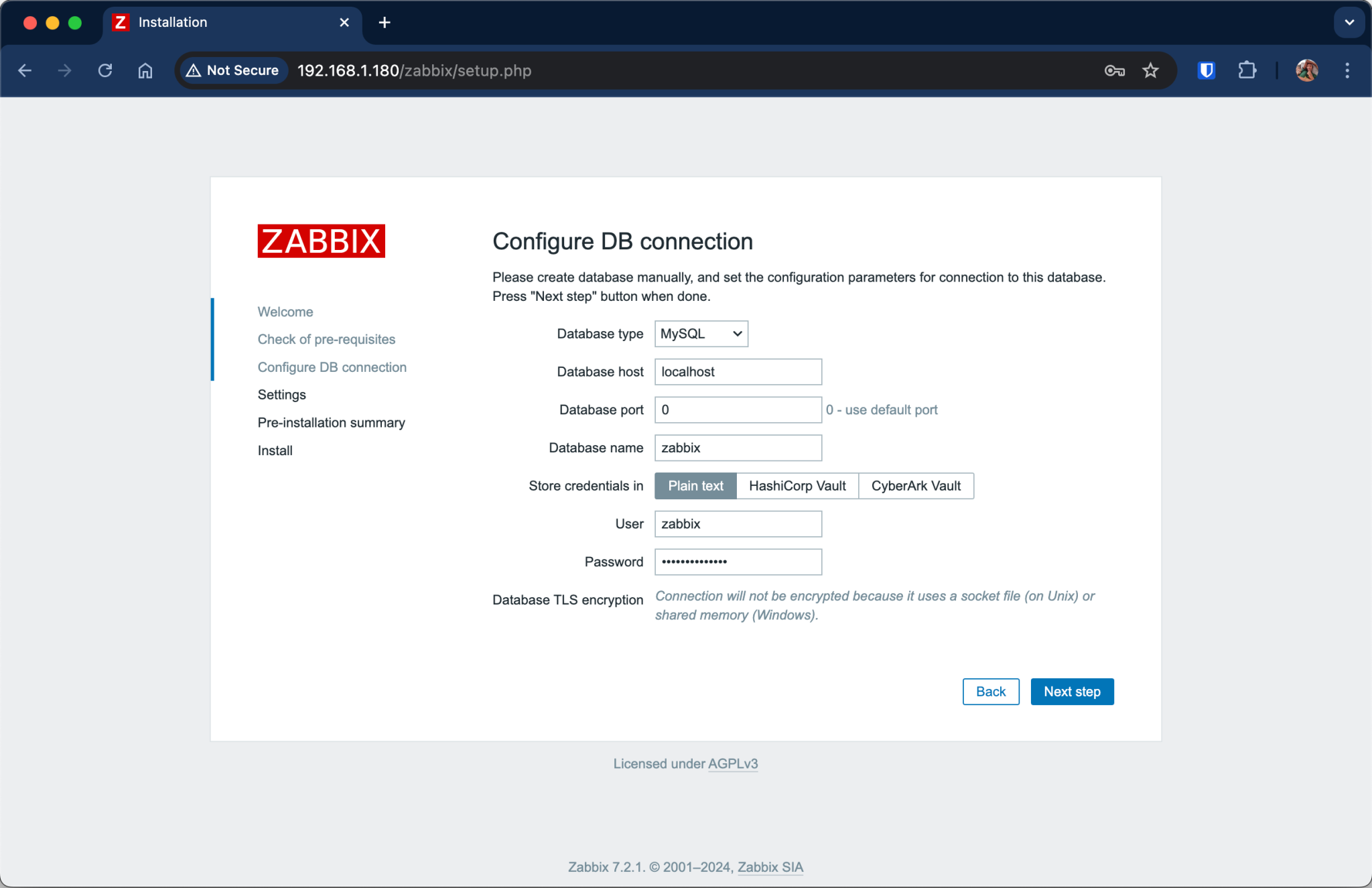 Install Zabbix Server 7.2 on Rocky /AlmaLinux 9 - CloudSpinx