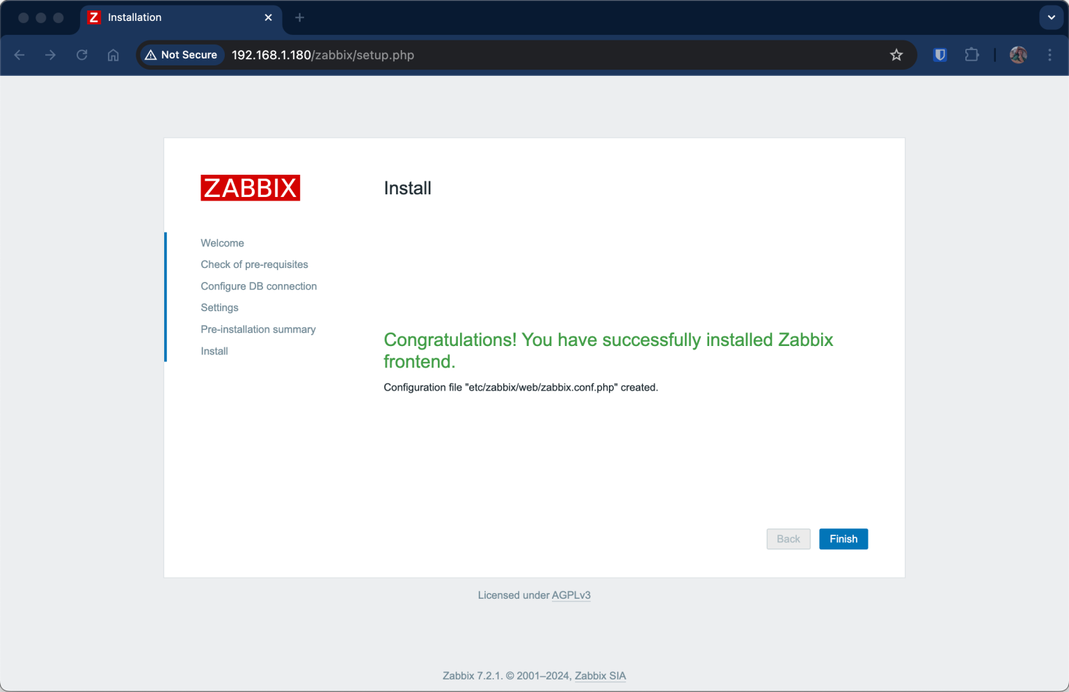 Install Zabbix Server 7.2 on Rocky /AlmaLinux 9 - CloudSpinx