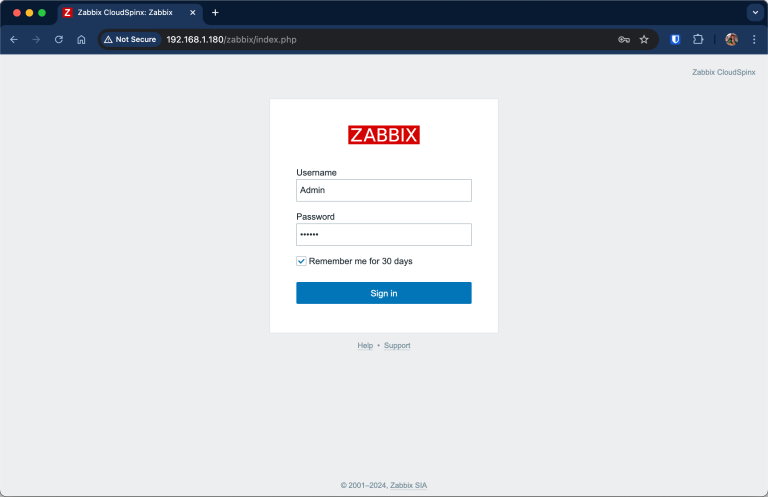 Install Zabbix Server 7.2 on Rocky /AlmaLinux 9 - CloudSpinx
