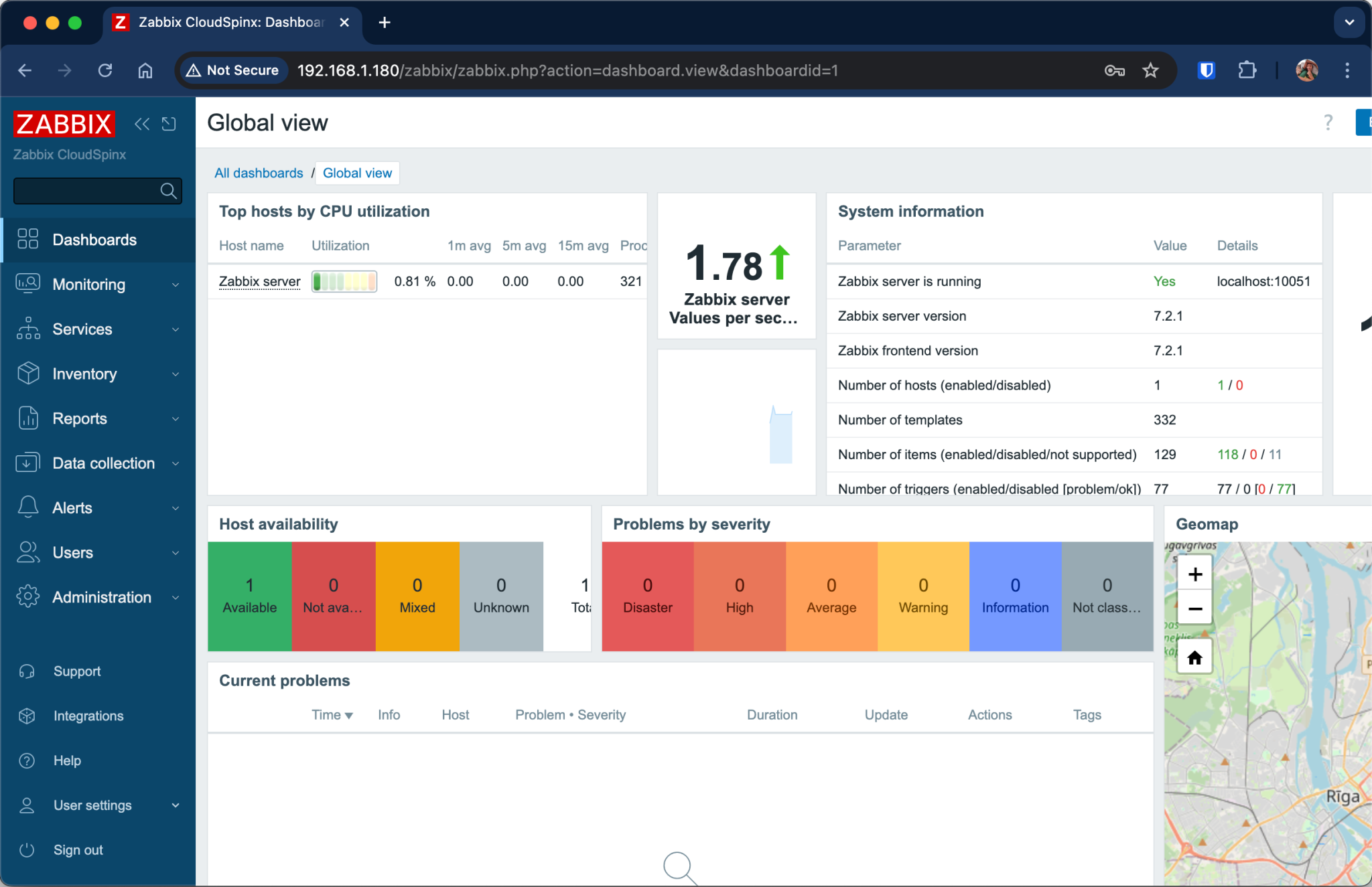 Install Zabbix Server 7.2 on Rocky /AlmaLinux 9 - CloudSpinx