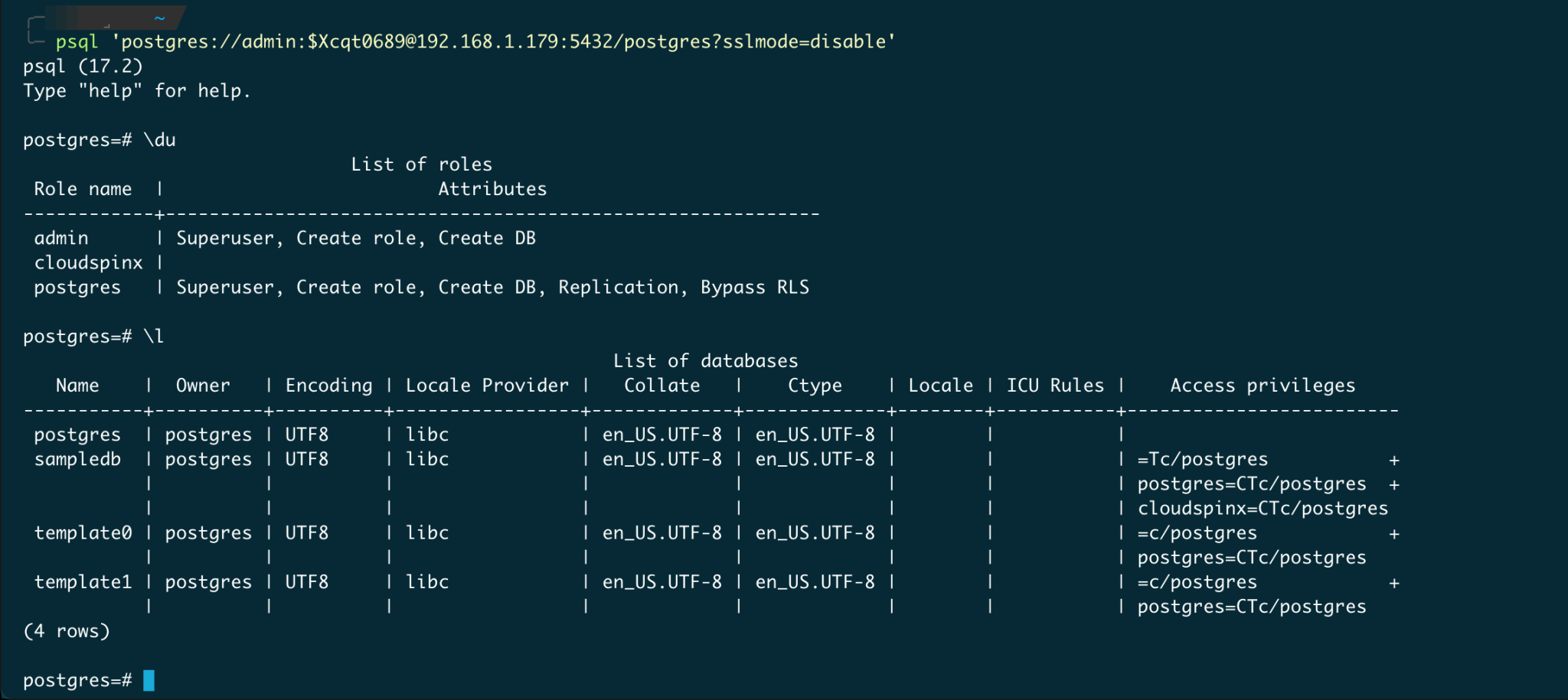How To Install PostgreSQL 17 on Ubuntu 24.04 / 22.04 - CloudSpinx
