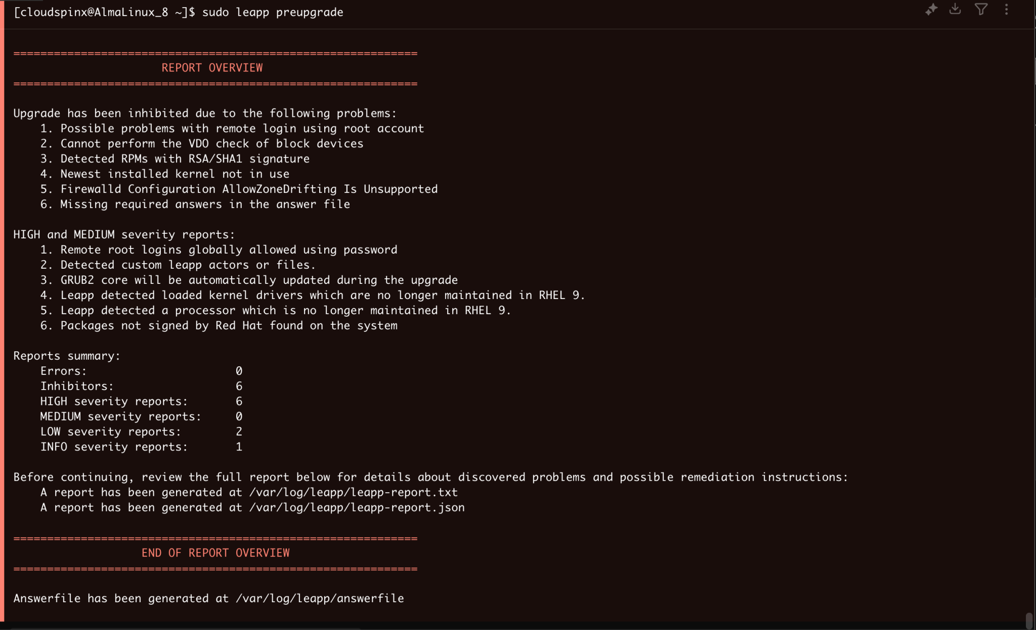How To Upgrade to AlmaLinux 9 from AlmaLinux 8 - CloudSpinx