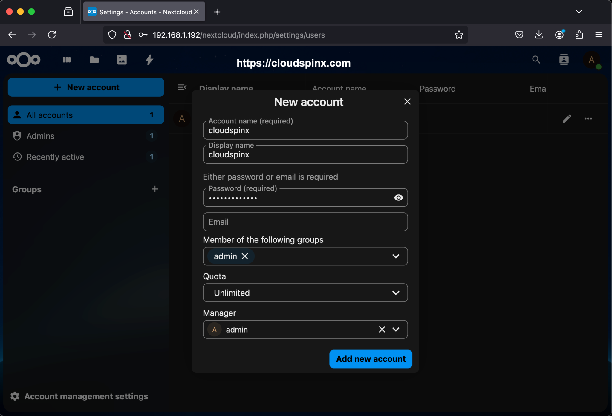 Install Nextcloud on Oracle Linux 9 | AlmaLinux 9 - CloudSpinx