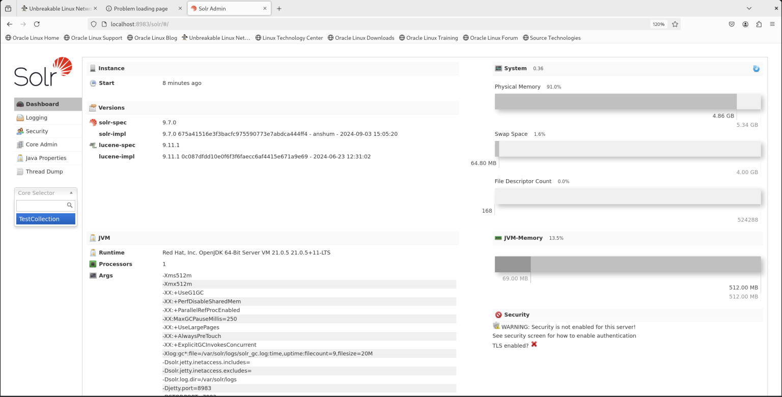 Install and Configure Apache Solr on Oracle Linux 9 / CentOS 9 - CloudSpinx