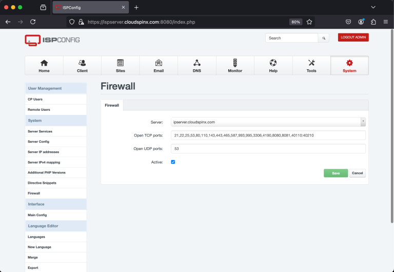 Install And Configure Ispconfig Control Panel On Debian 12 Cloudspinx