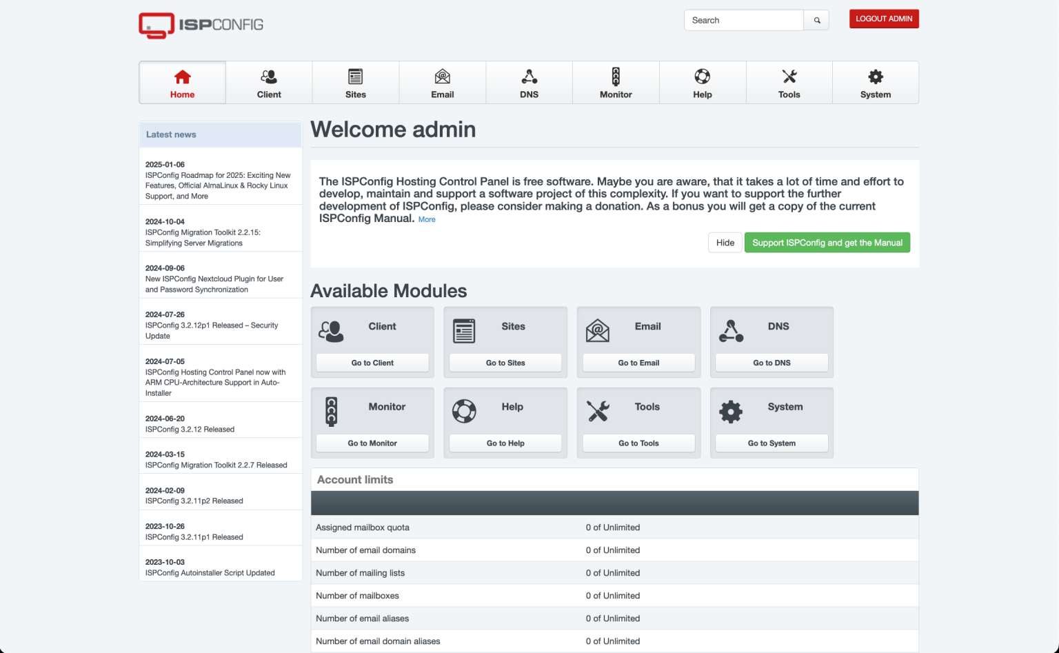 Install And Configure Ispconfig Control Panel On Debian 12 Cloudspinx