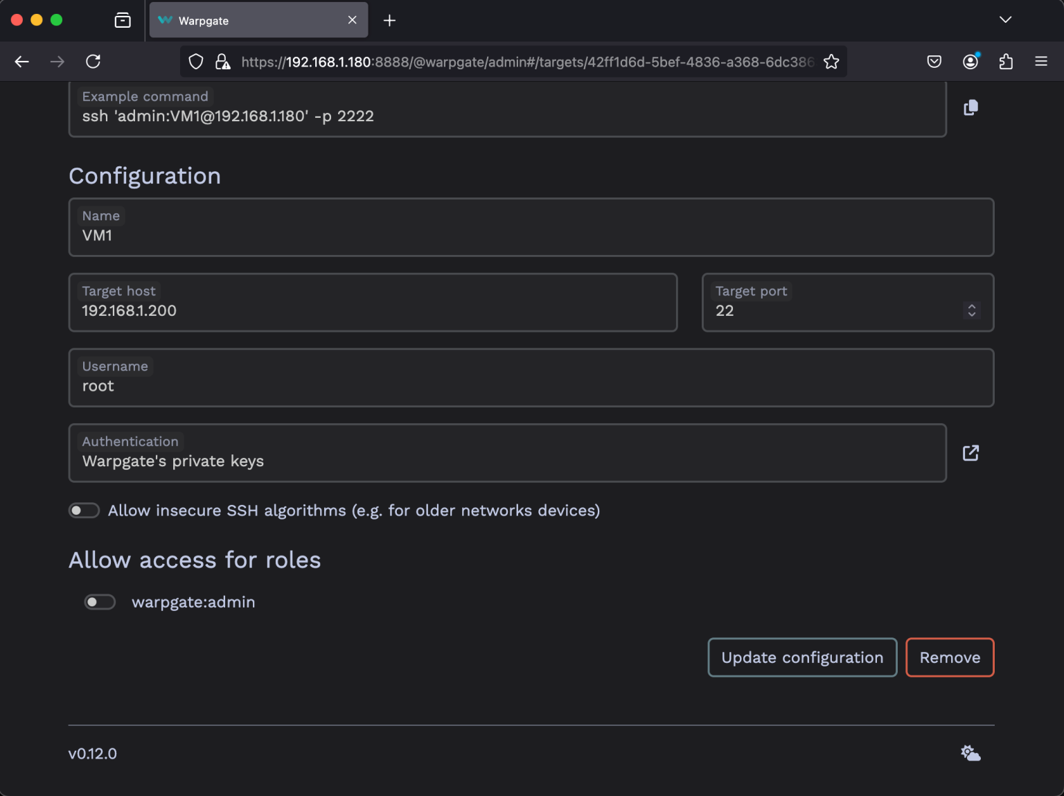 Setup SSH, HTTPS, and MySQL bastion Server using Warpgate - CloudSpinx