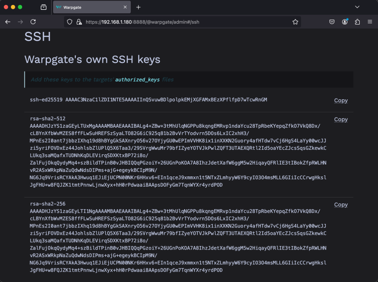 Setup SSH, HTTPS, and MySQL bastion Server using Warpgate - CloudSpinx