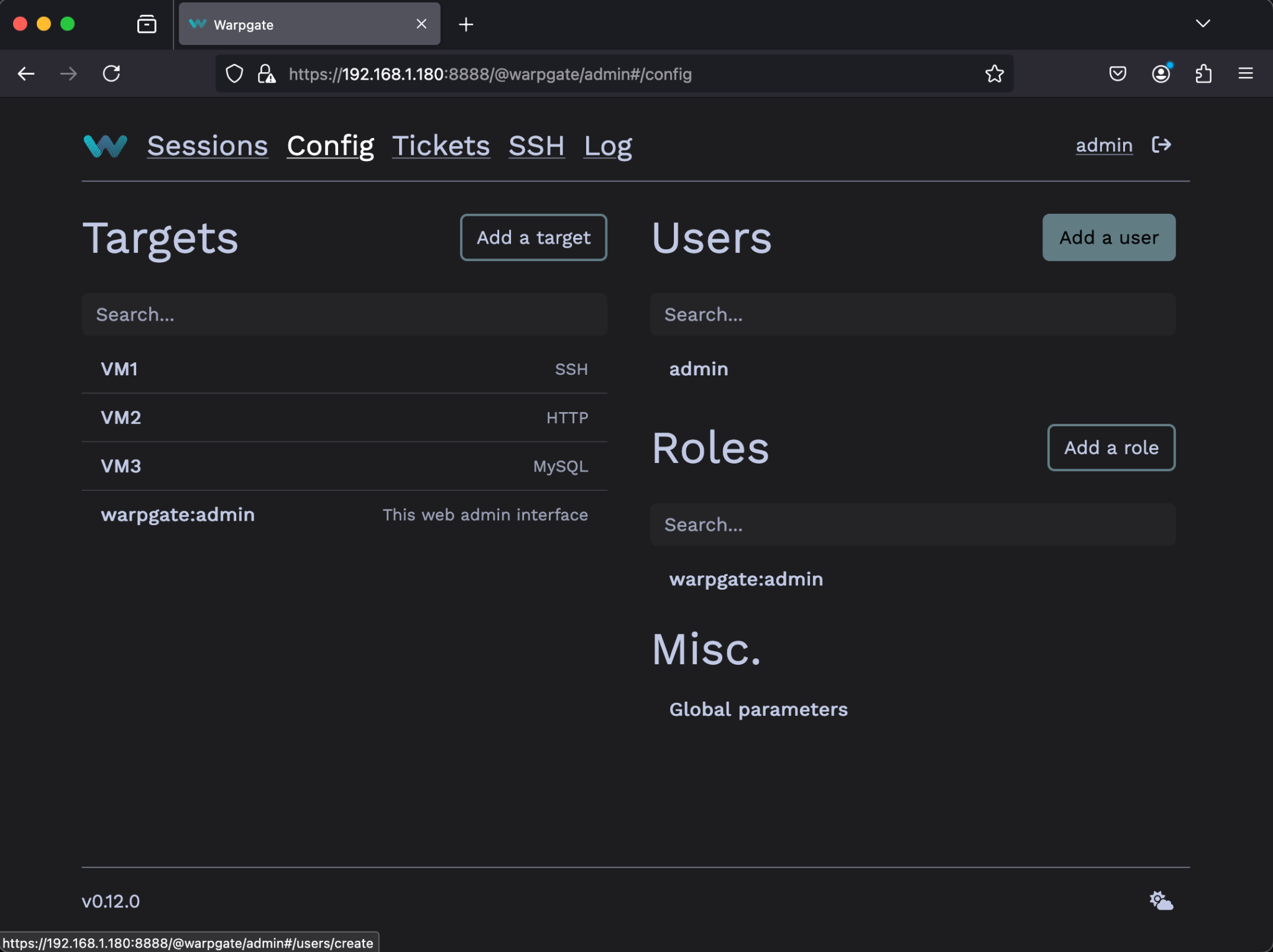 Setup SSH, HTTPS, and MySQL bastion Server using Warpgate - CloudSpinx