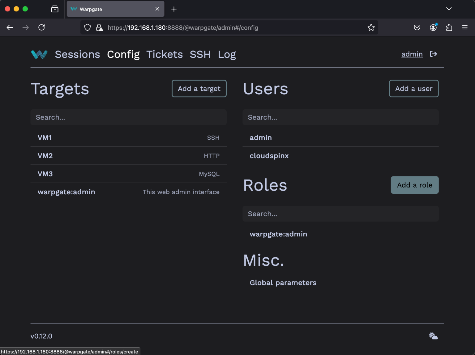 Setup SSH, HTTPS, and MySQL bastion Server using Warpgate - CloudSpinx