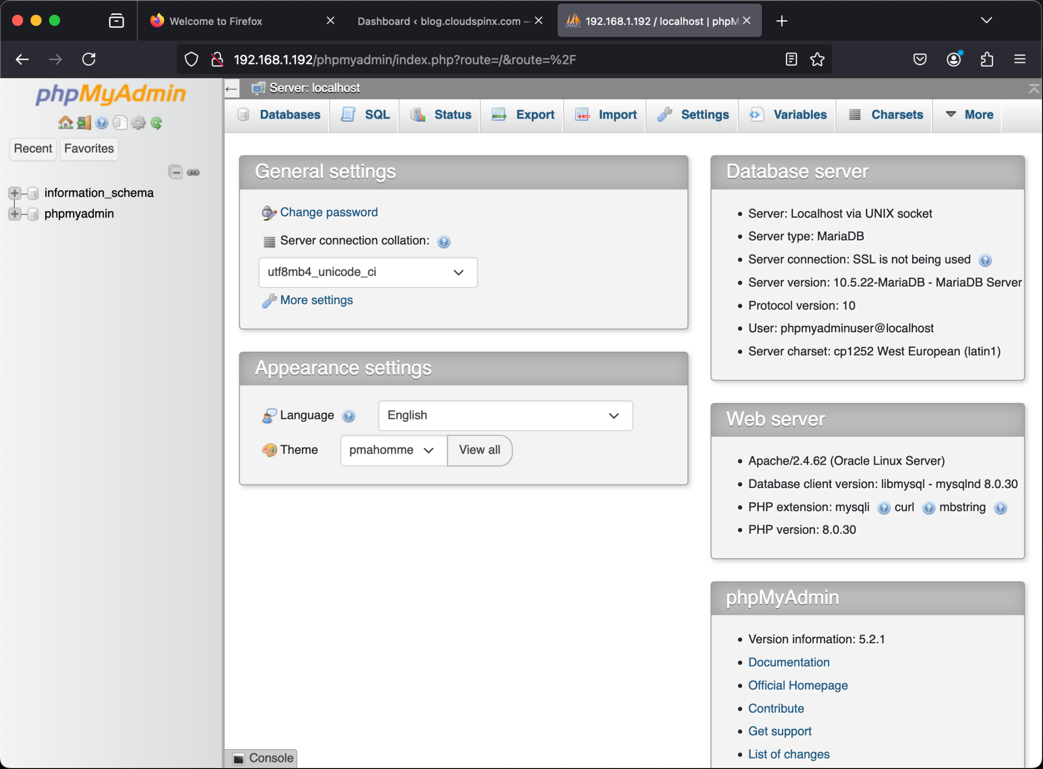 How To Install and use phpMyAdmin on Oracle Linux 9 - CloudSpinx