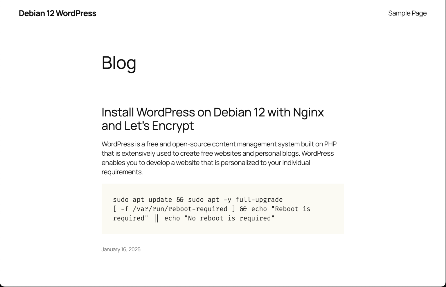 Install Wordpress With Nginx And Lets Encrypt On Debian 12 Cloudspinx