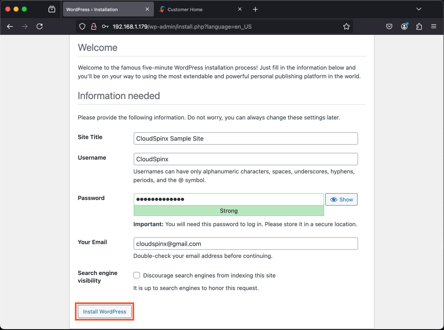 Install Wordpress With Nginx On Ubuntu 24042204 Cloudspinx