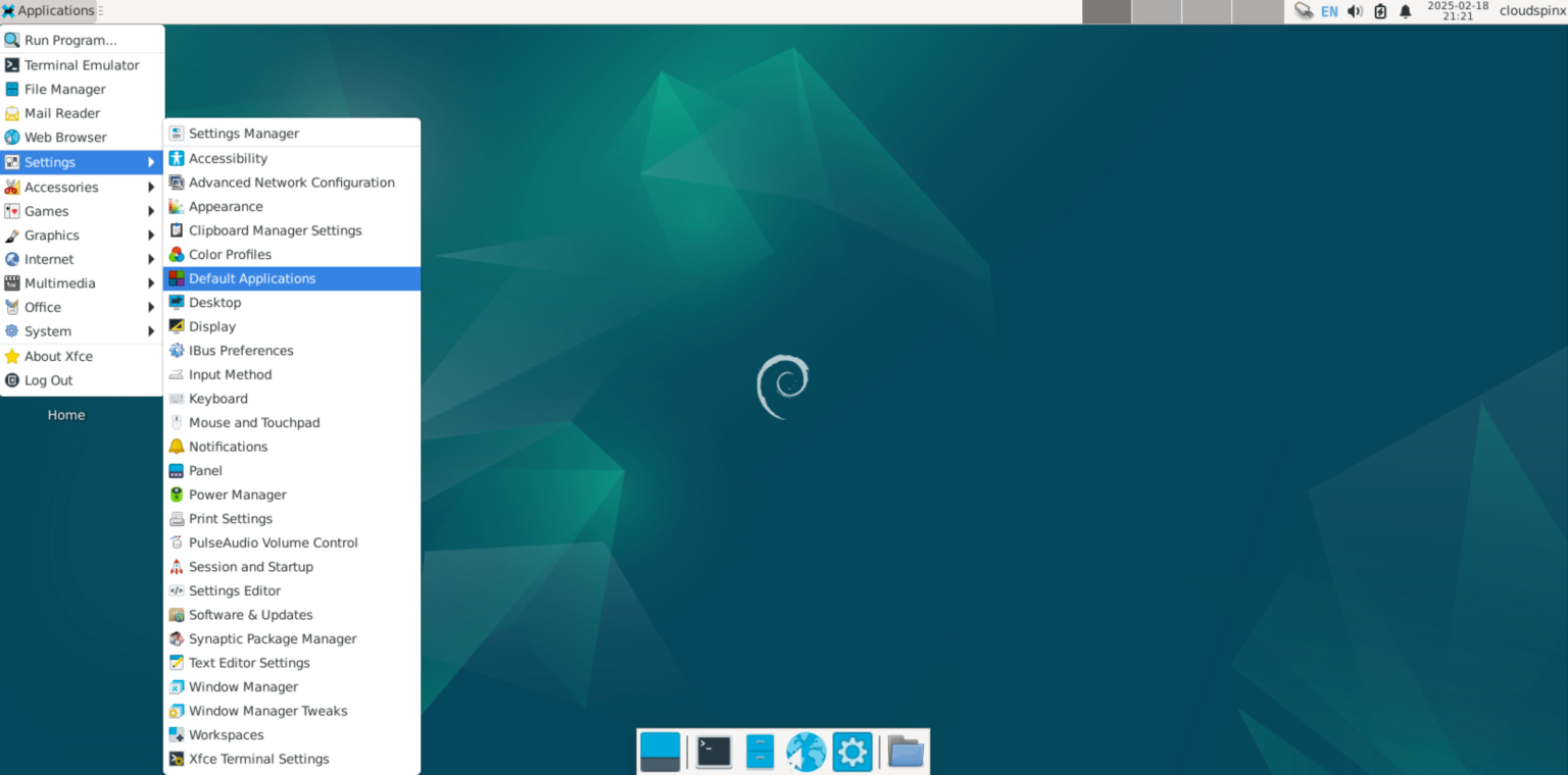 How To Install XFCE Desktop on Debian Linux - CloudSpinx