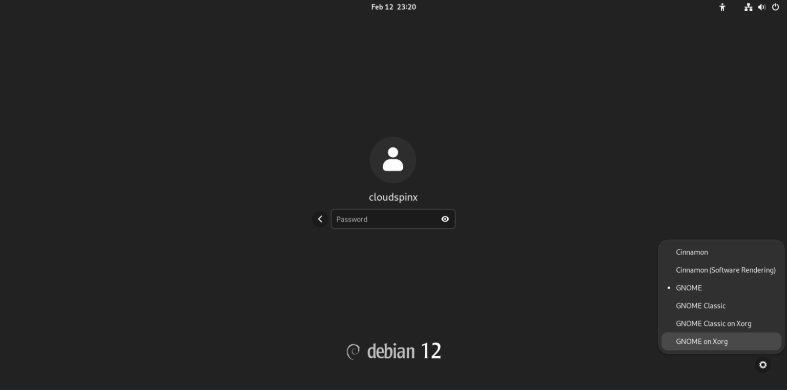 Install Cinnamon Desktop Environment on Debian - CloudSpinx