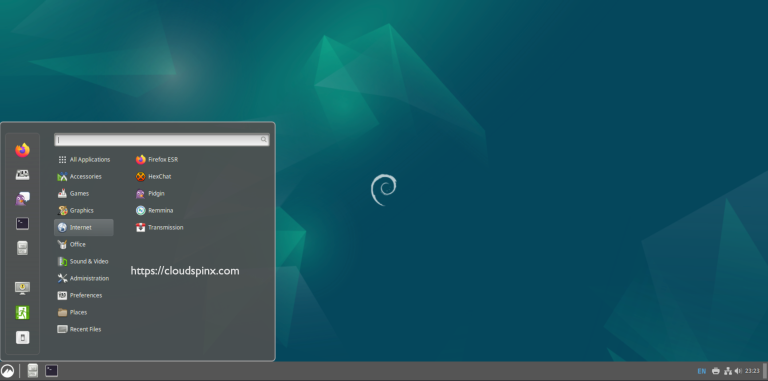 Install Cinnamon Desktop Environment on Debian - CloudSpinx