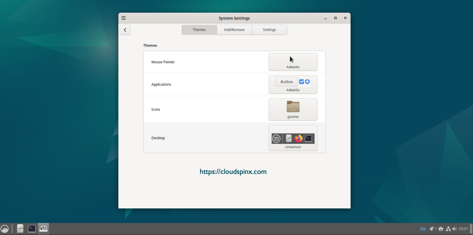 Install Cinnamon Desktop Environment on Debian - CloudSpinx