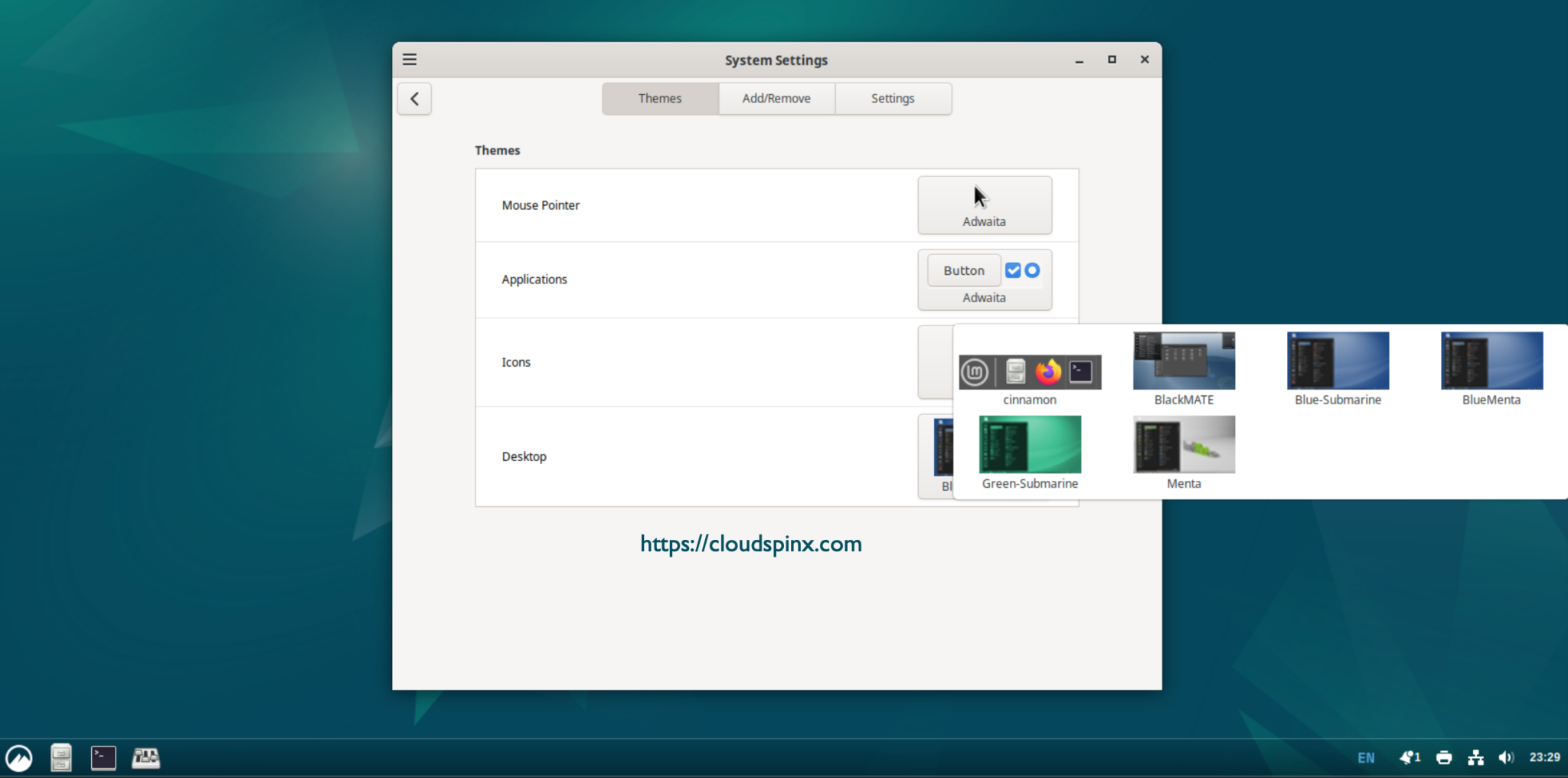 Install Cinnamon Desktop Environment on Debian - CloudSpinx