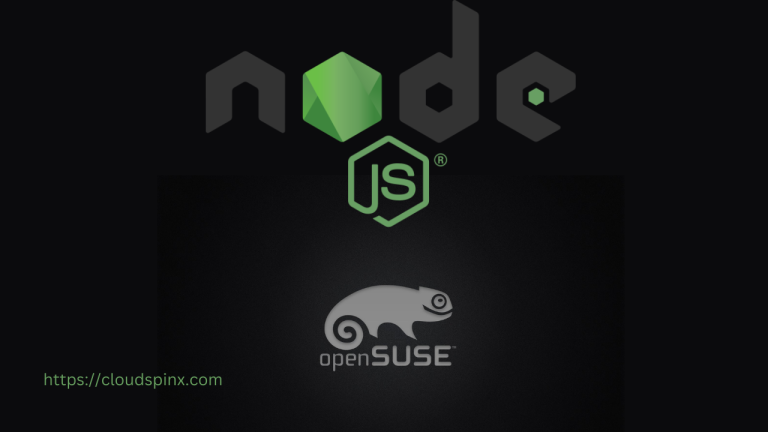 Install Node.js 22|20 LTS and npm on openSUSE 15 - CloudSpinx