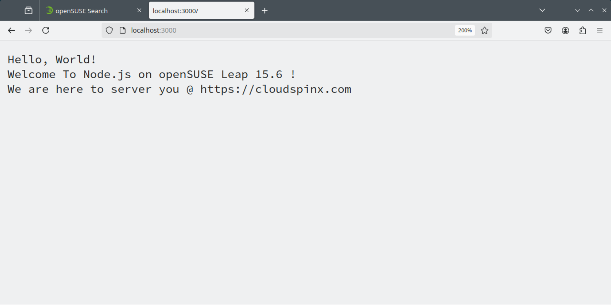 Install Node.js 22|20 LTS and npm on openSUSE 15 - CloudSpinx