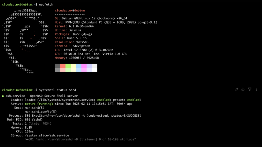 Install And Configure Ssh Server On Debian 121110 Cloudspinx