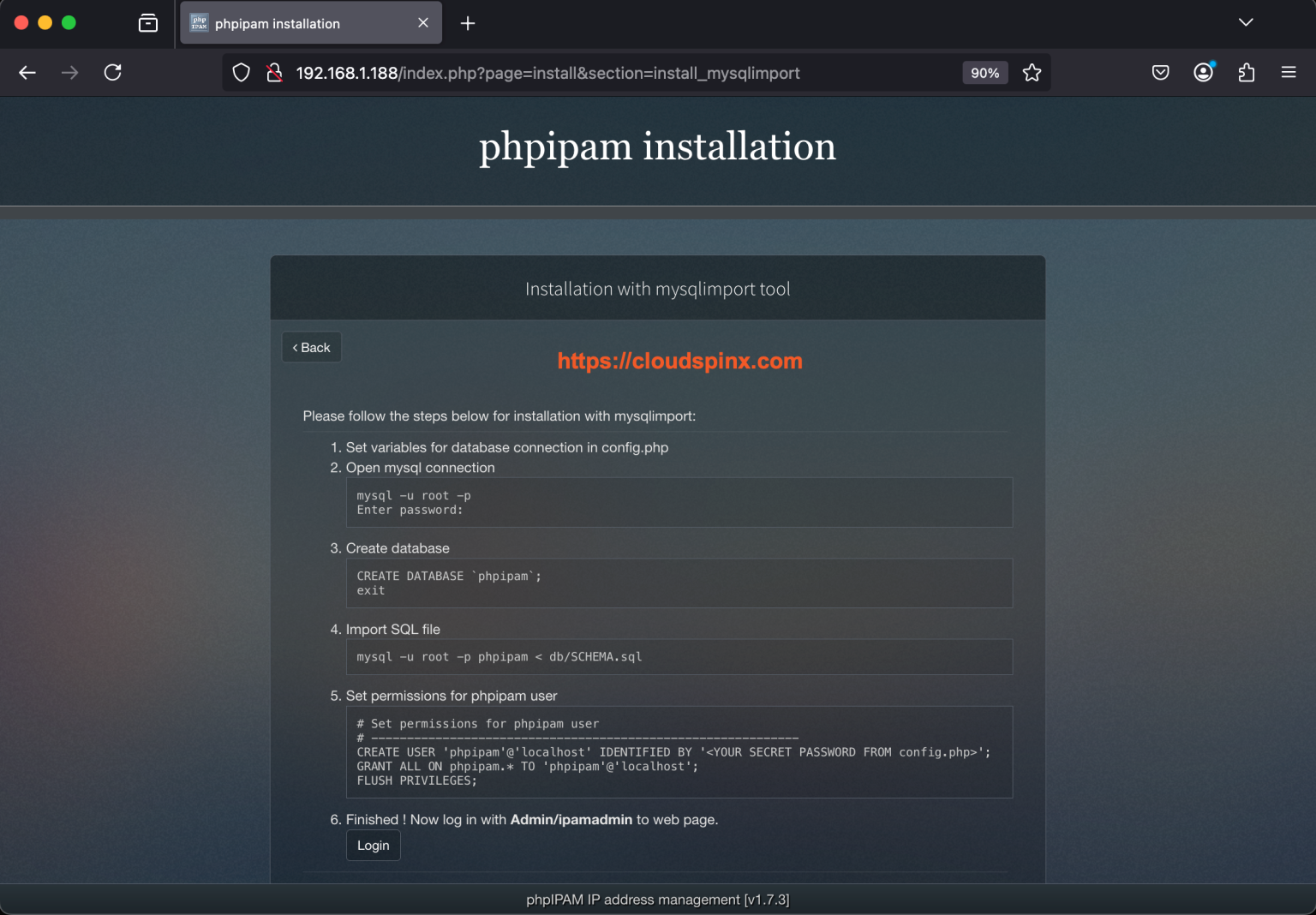 Install and Configure phpIPAM on Debian 12 | Debian 11 - CloudSpinx