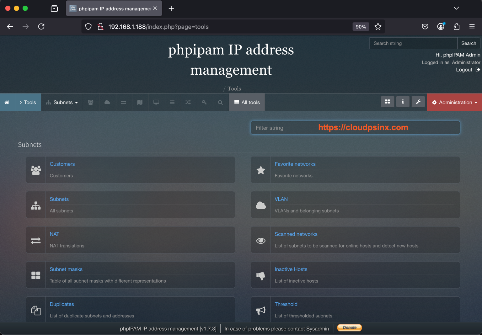 Install And Configure Phpipam On Debian 12 Debian 11 Cloudspinx 6095