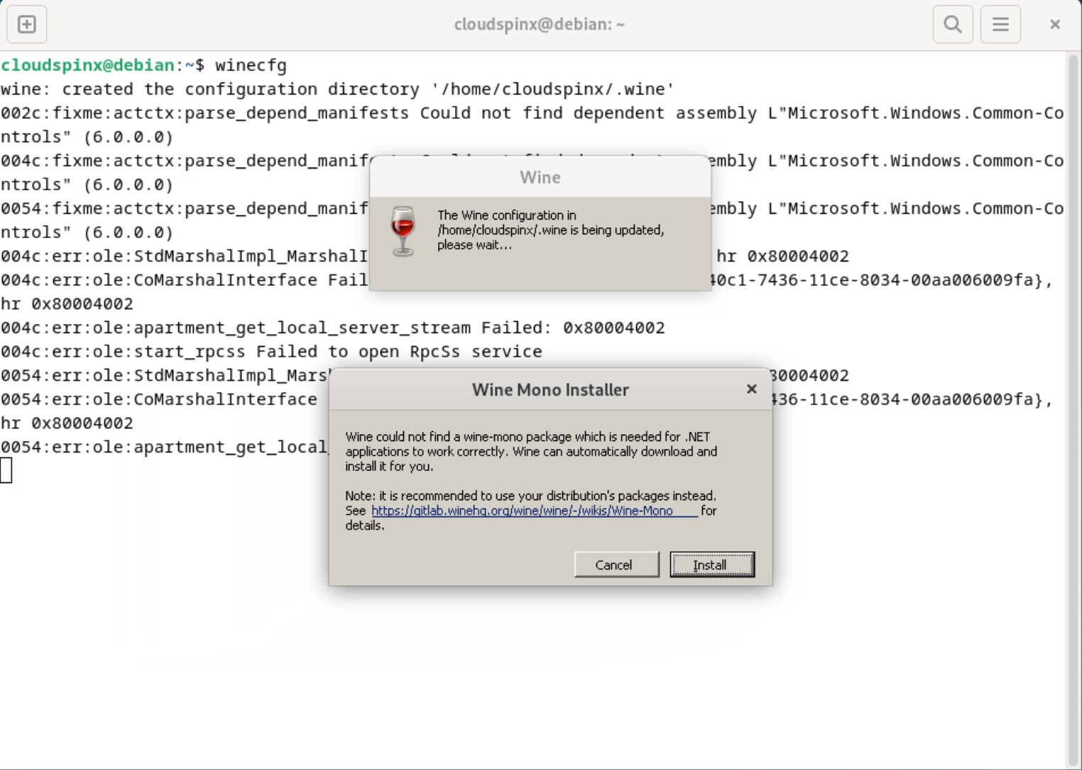 Install and Use Wine 10.x on Debian 12 (Bookworm) - CloudSpinx