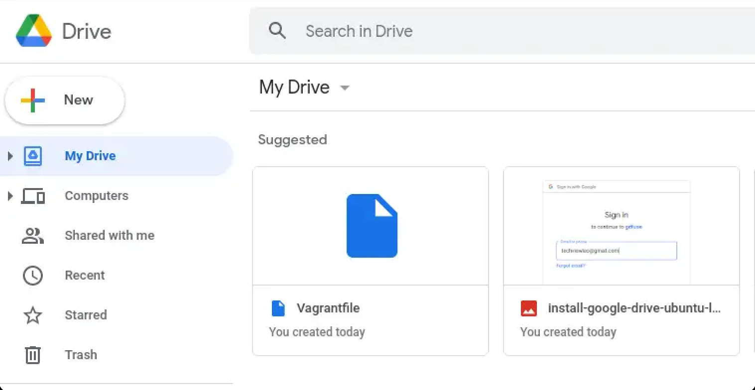 Mount Google Drive on Ubuntu/Debian and Upload Files - CloudSpinx