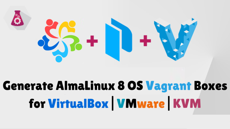 Generate AlmaLinux 8 OS Vagrant Boxes for VirtualBox|VMware|KVM - CloudSpinx
