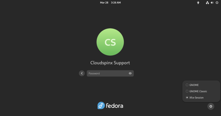 How To Install Xfce Desktop on Fedora 41 - CloudSpinx