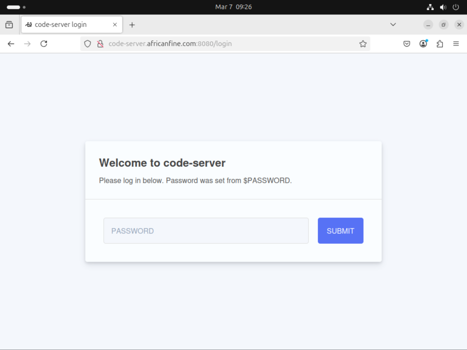 How To Run VS Code in browser secured with Let's Encrypt - CloudSpinx
