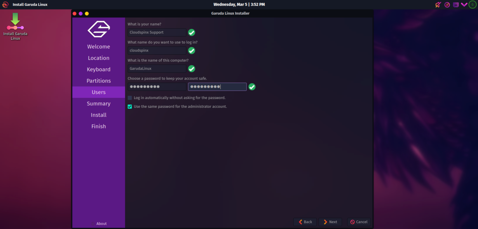 Install Garuda Linux – Step by Step With Screenshots - CloudSpinx