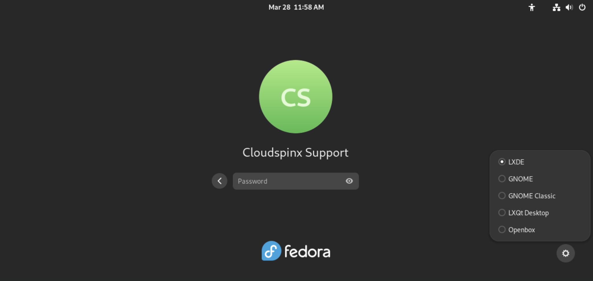 Install LXDE Desktop Environment on Fedora 41 - CloudSpinx