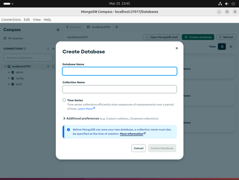 Install MongoDB Compass on Ubuntu 24.04 | Debian 12 - CloudSpinx Install MongoDB Compass on Ubuntu 24.04 | Debian 12 - CloudSpinx