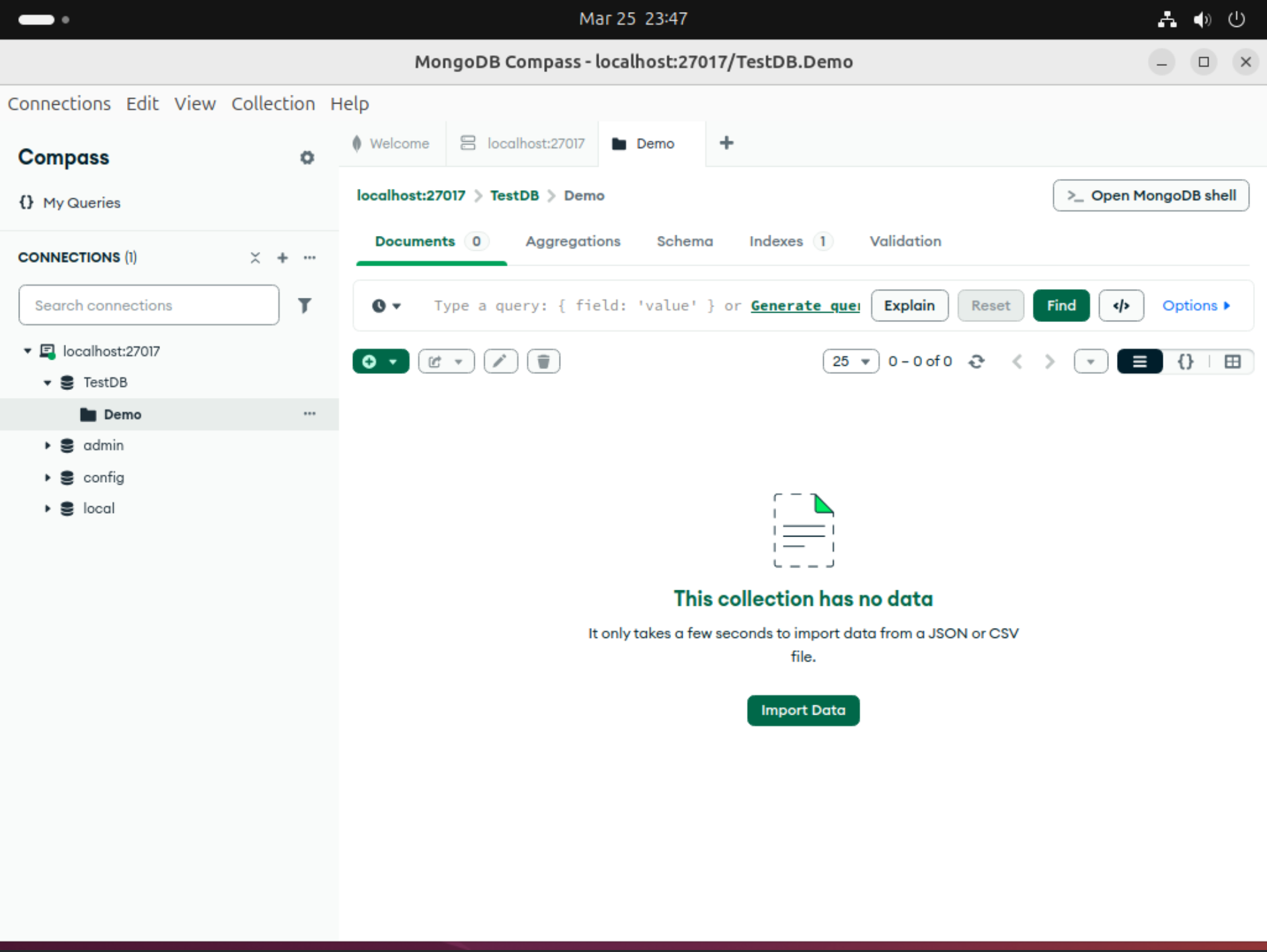 Install Mongodb Compass On Ubuntu 2404 Debian 12 Cloudspinx