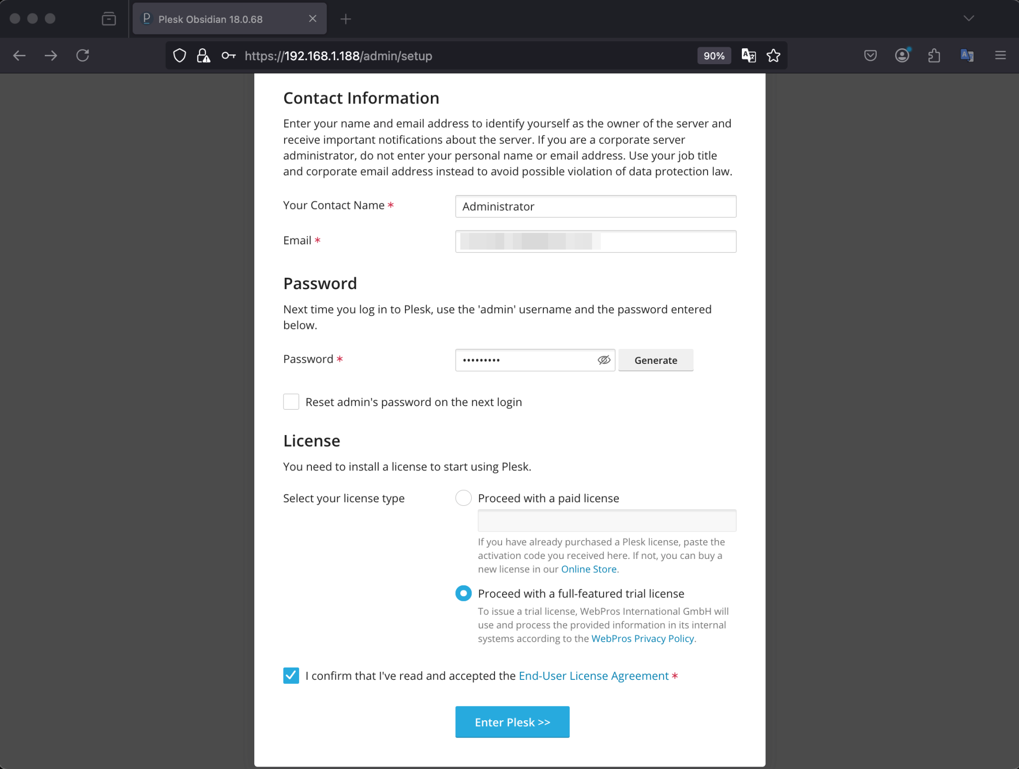 Install Plesk Control Panel on Ubuntu | Debian - CloudSpinx