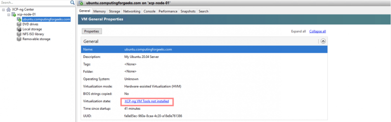 Install Xcp Ng Vm Tools On Ubuntu Debian Linux Cloudspinx