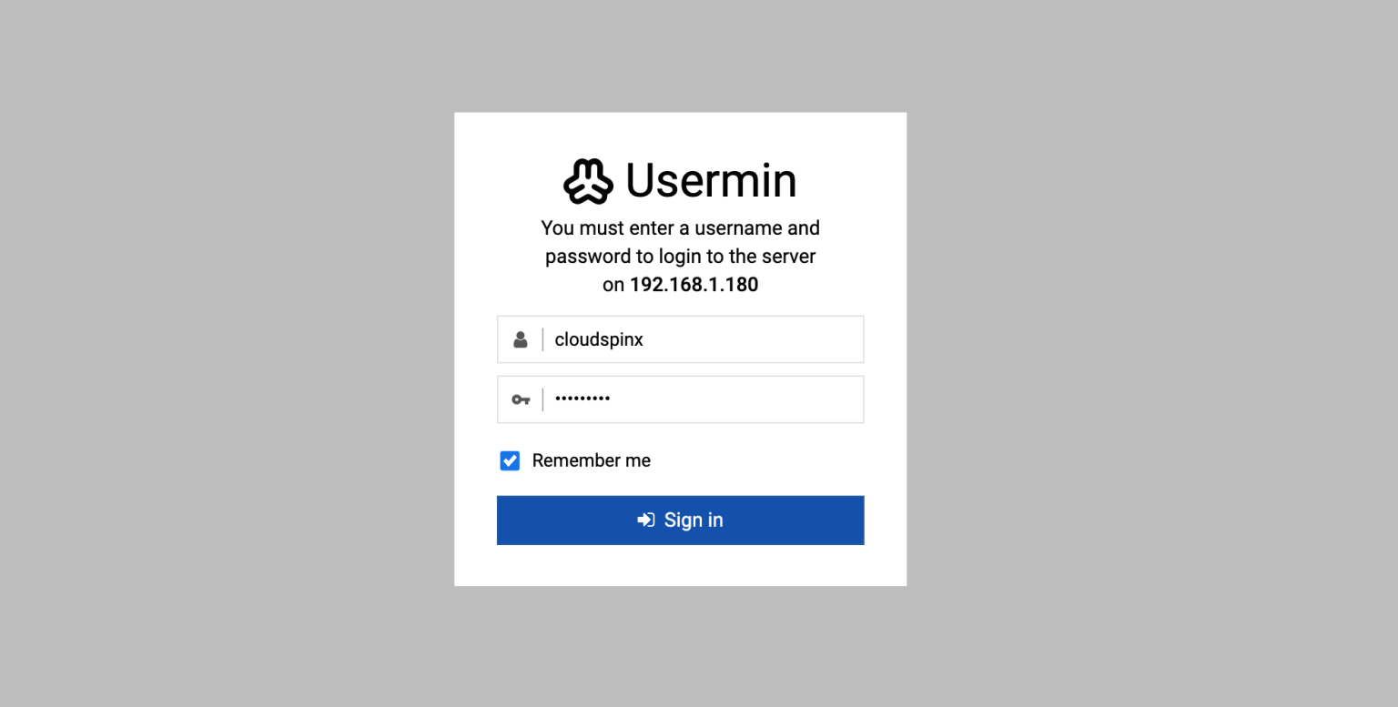 How To Install Usermin On Ubuntu Or Debian Cloudspinx