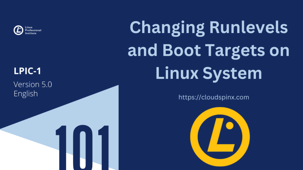 LPIC 101 - Changing Runlevels and Boot Targets on Linux System - CloudSpinx