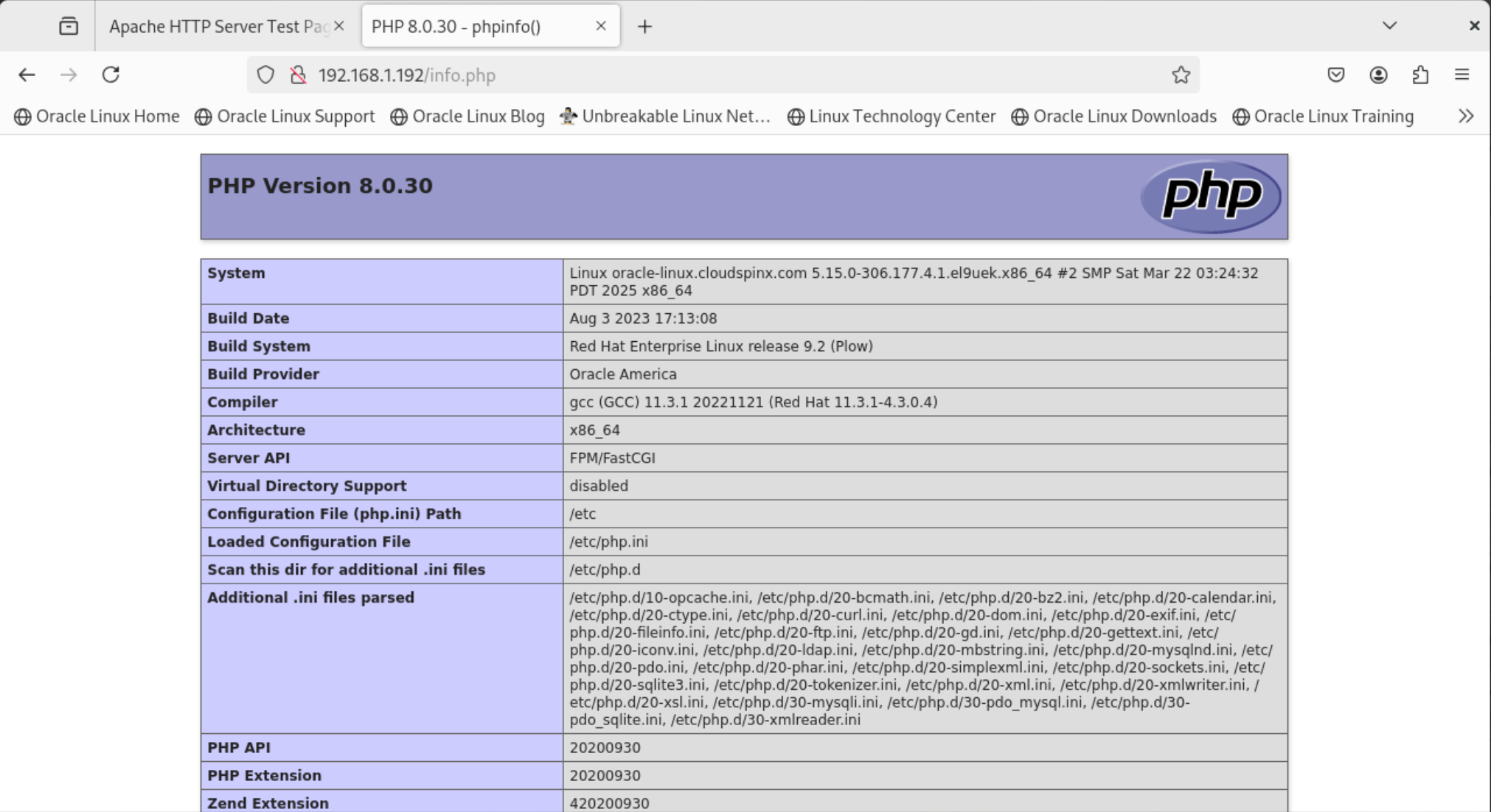 How To Install LAMP Stack on Oracle Linux 9 - CloudSpinx