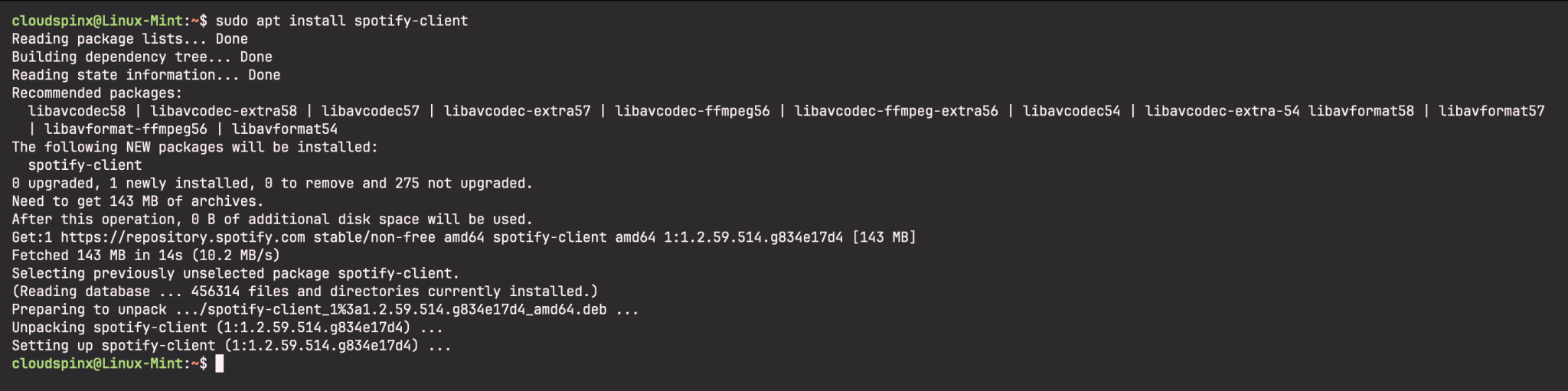 How To Install Spotify on Linux Mint 22 - CloudSpinx