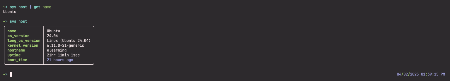 How To Install and Use Nu Shell on Linux - CloudSpinx