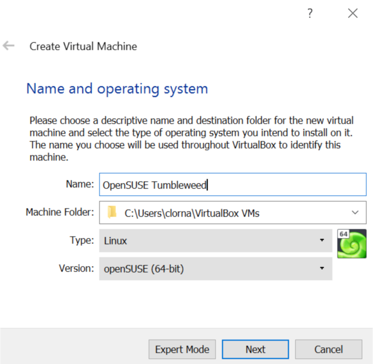 Install OpenSUSE Tumbleweed on VirtualBox|VMware WorkStation - CloudSpinx