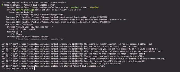 Install Zabbix 7.0 LTS With Nginx on Oracle Linux 9 - CloudSpinx